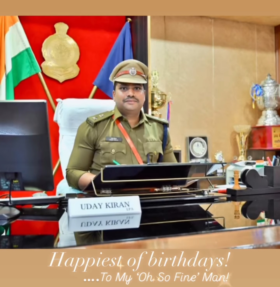 Former SP of Korba, IPS U Uday Kiran Celebrates Birthday with ...